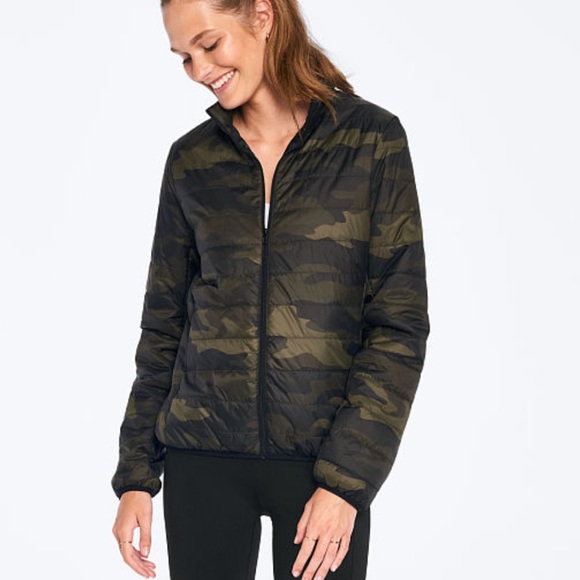 PINK Victoria's Secret | Jackets & Coats | Firm New Camo Army Pink ...